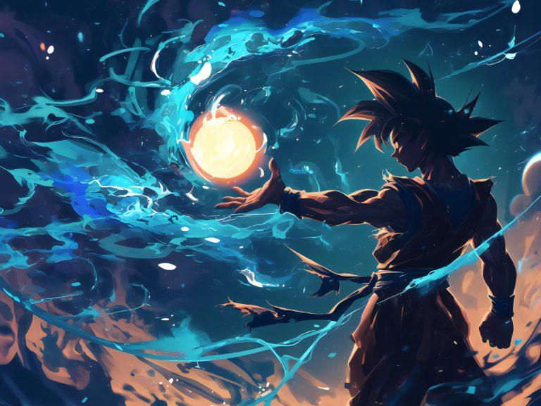 Goku in Action – Ultimate Anime Background for Your Desktop
